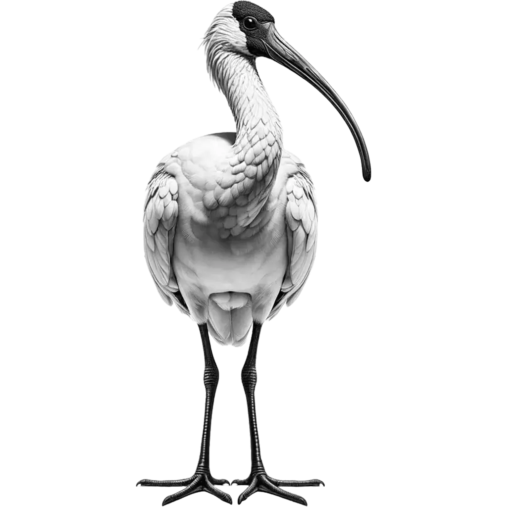 AnimalHub: Straw-Necked Ibis, Threskiornis Spinicollis - Facts, diet ...